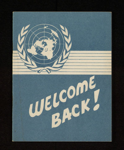Booklet, "Welcome Back" - Rochester Voices