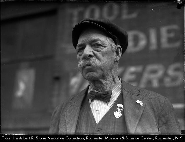 Photograph, Captain Patterson of the Exchange Street Lift Bridge ...