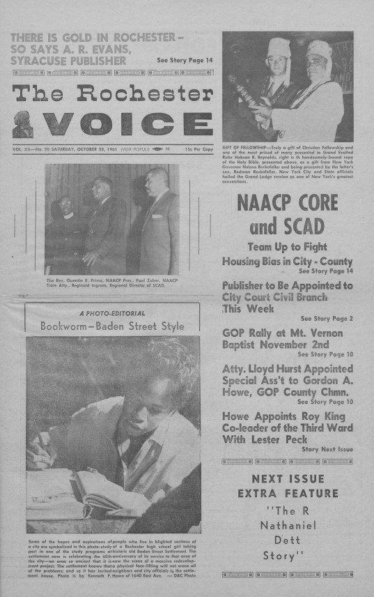 Newspaper, Rochester Voice, vol. 20, no. 20 - Rochester Voices